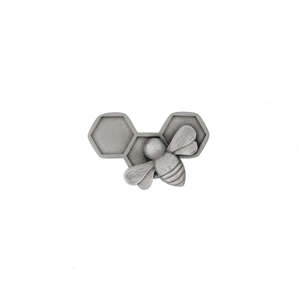 Busy Honeycomb Bee Pin JP013G – Seagull Pewter