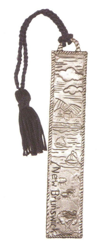 New Brunswick Tassel Bookmark BO-3047S – Seagull Pewter