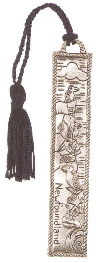 Newfoundland Tassel Bookmark BO-3049S – Seagull Pewter