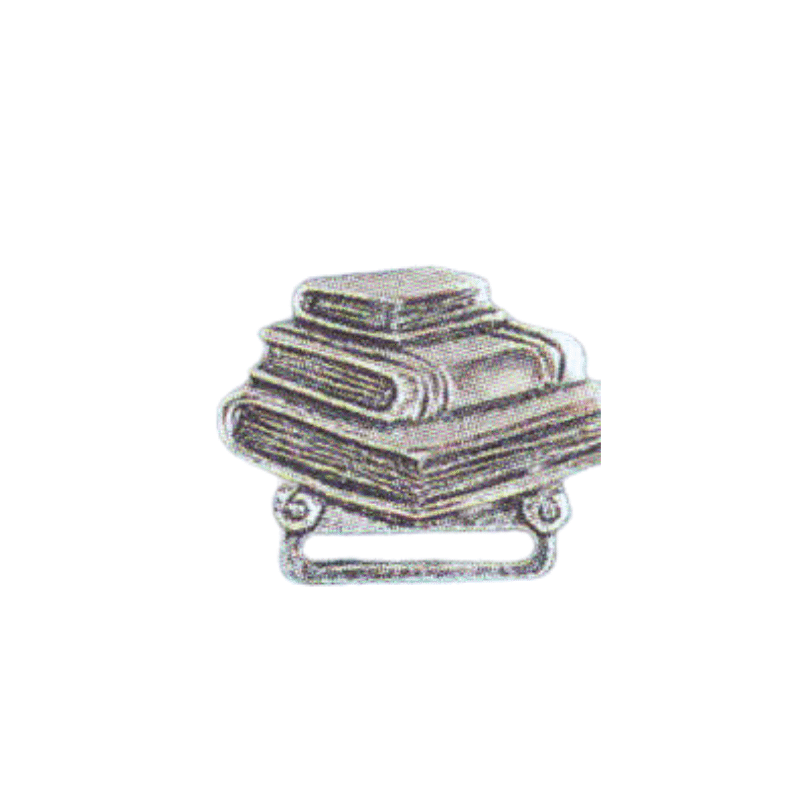 Books Ribbon Bookmark BO-112S – Seagull Pewter