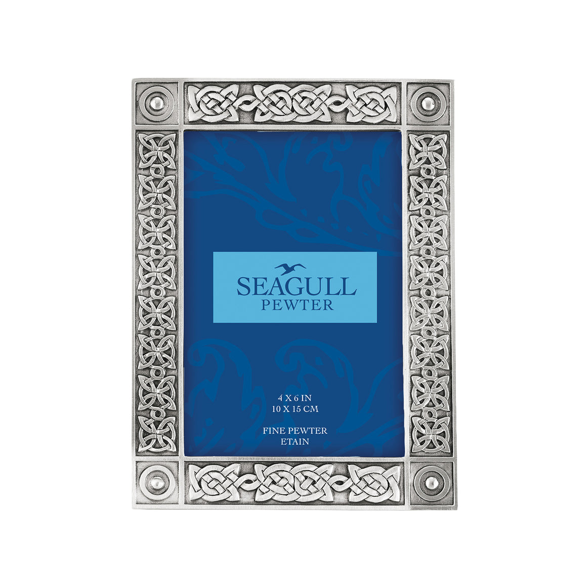 4 x 6 Celtic Picture Frame PF-2081S – Seagull Pewter
